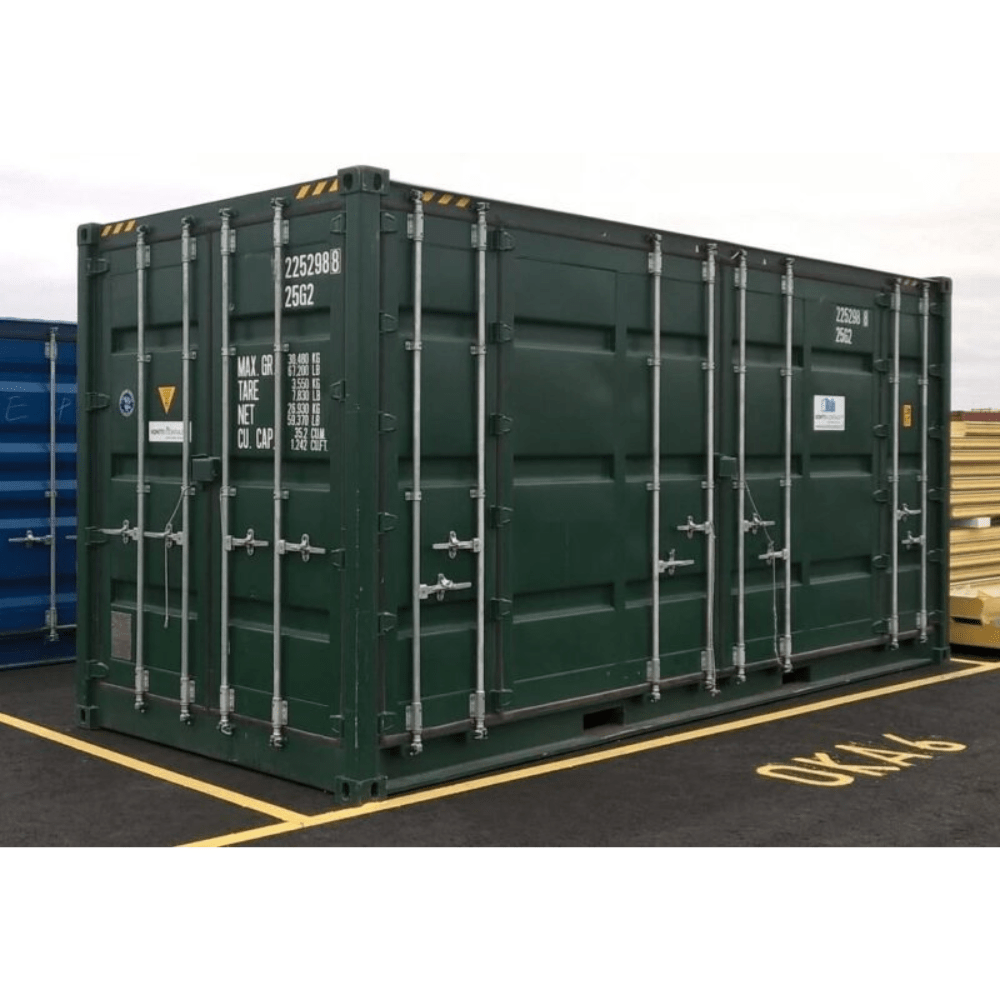 20 Foot Insulated Hazardous Waste Storage Container - Easy Glob Containers